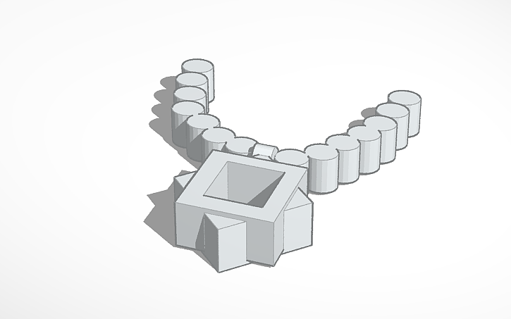 3D design necklace - Tinkercad