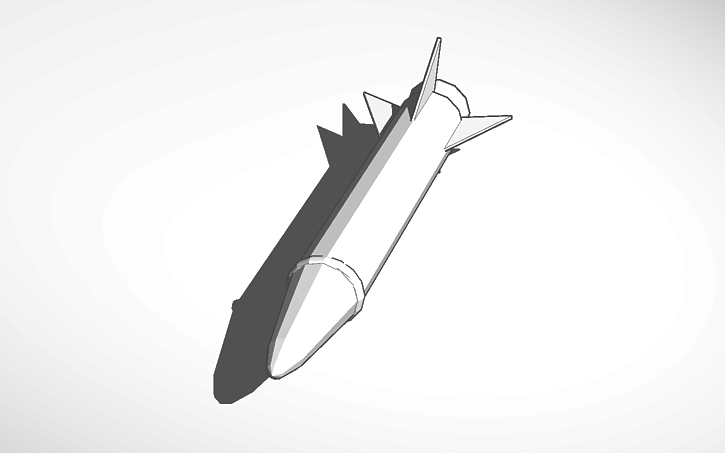 3D design Low Poly. Missile | Tinkercad