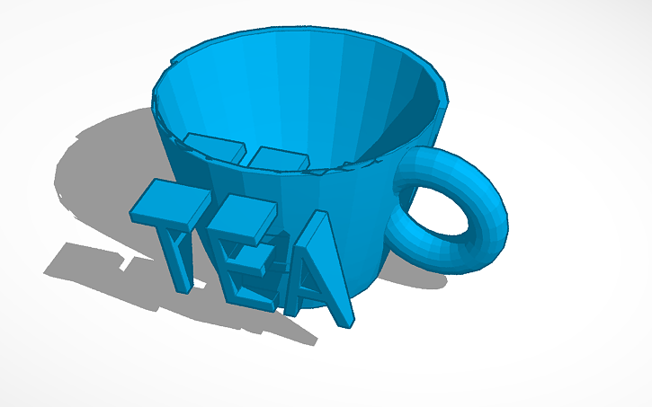 3D design TEA CUP | Tinkercad