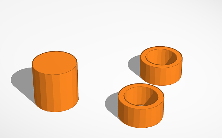 3D design Springlock part - Tinkercad
