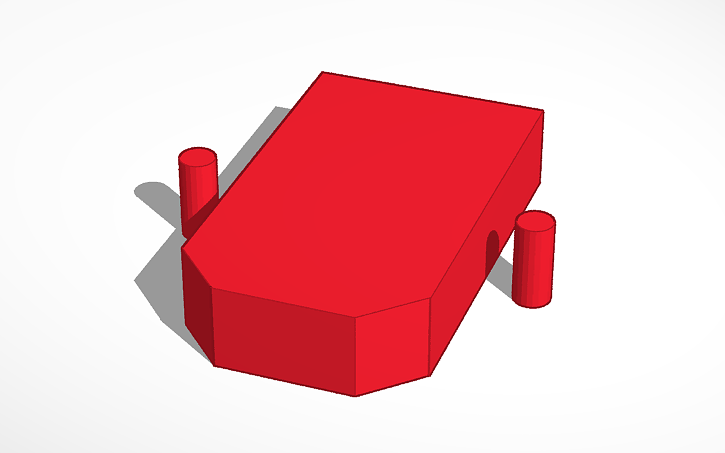 3D design power switch template - Tinkercad
