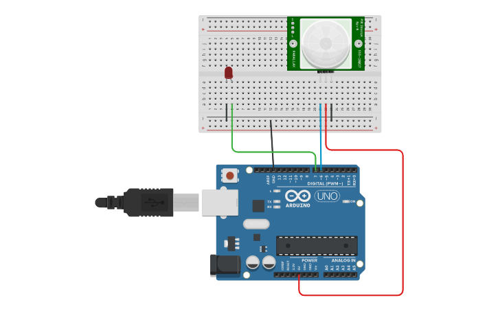 Circuit design Photoresistor code - Tinkercad