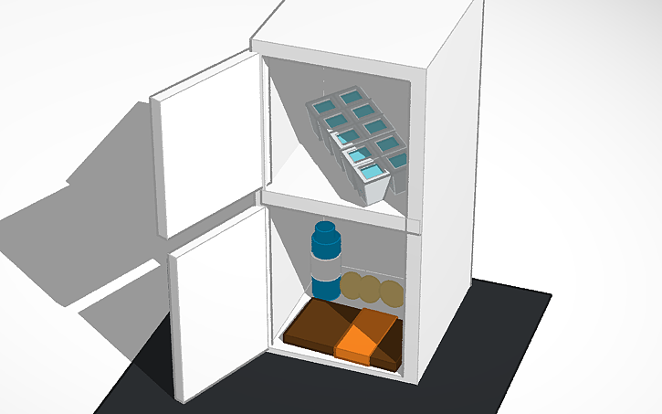 3D design Fridge - Tinkercad