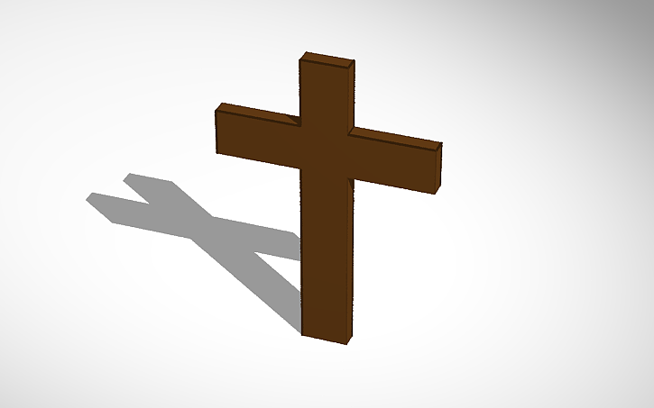3D design Cross | Tinkercad