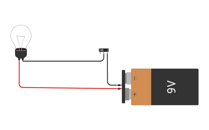 Circuit Design Projeto 1 Lâmpada E Interrutor Tinkercad