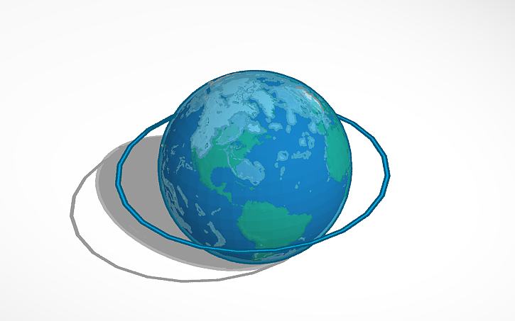 3D design The Earth - Tinkercad