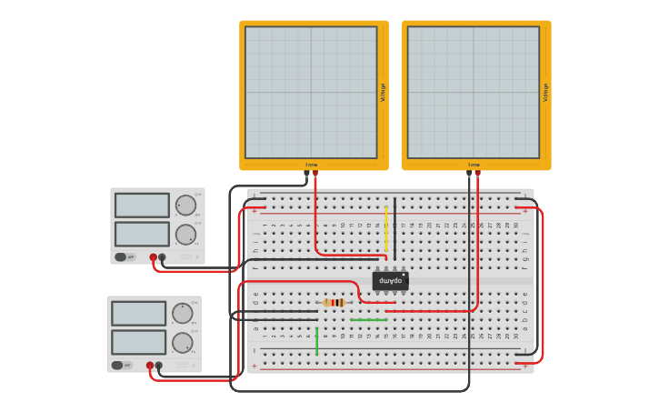 Circuit design DR_Tinkercad_OpAmp (Open Loop)_Mochamad Luthf Khainama - Tinkercad