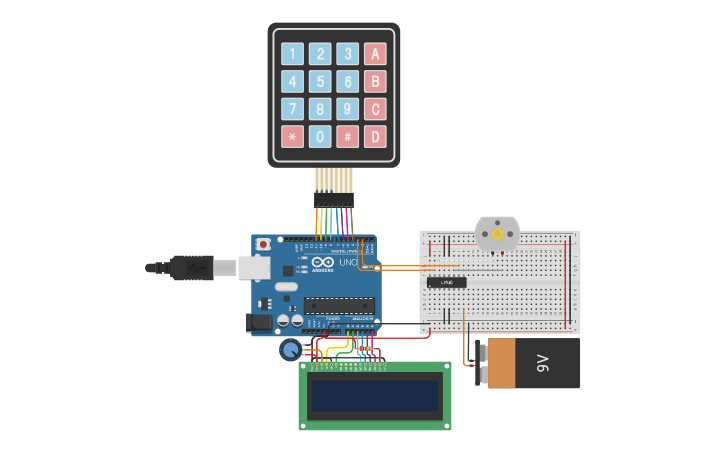 Circuit design Alat Etching - Tinkercad