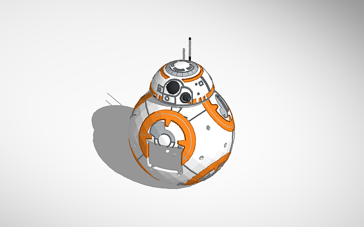 3D design BB-8 Emotional Companion - Tinkercad