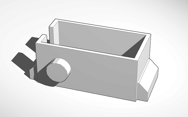 3D design InMoov Mini (60%) Shoulder Servo Holster (MG996R) | Tinkercad