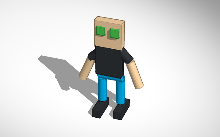 3D design A PERSON!!!!!!!!!!!!!!!!!!!!YA :) :() :( - Tinkercad