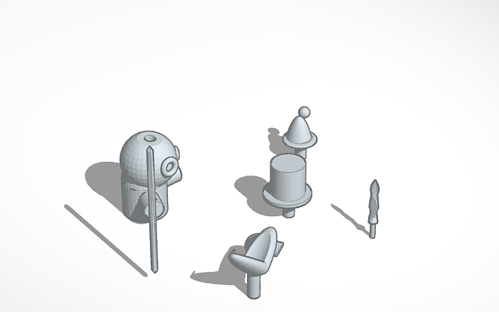 3D design person designer toy | Tinkercad