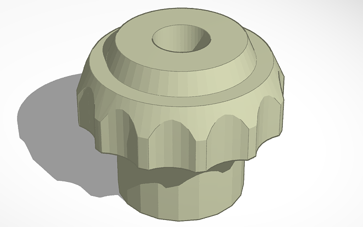 3D design Tefal Pressing Compact M10 Knob - Tinkercad