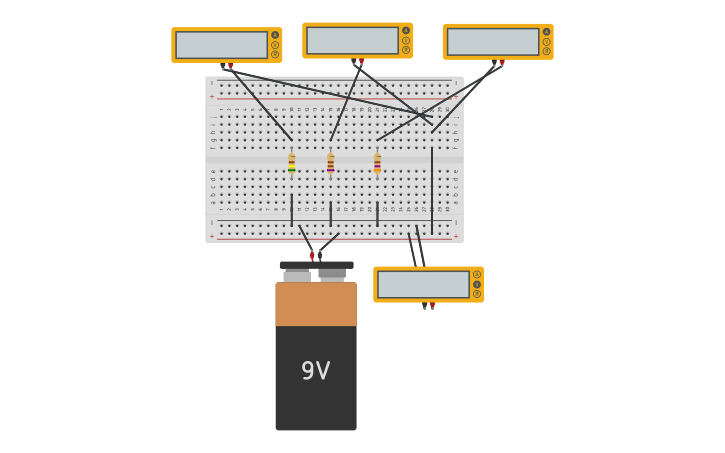Circuit design paralelo - Tinkercad