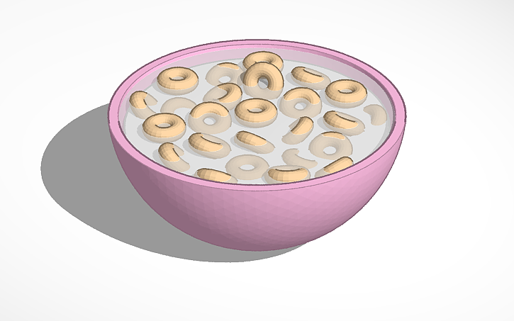 3D design cereal | Tinkercad