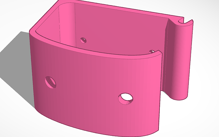 3D design Headphone holder (under desk) | Tinkercad