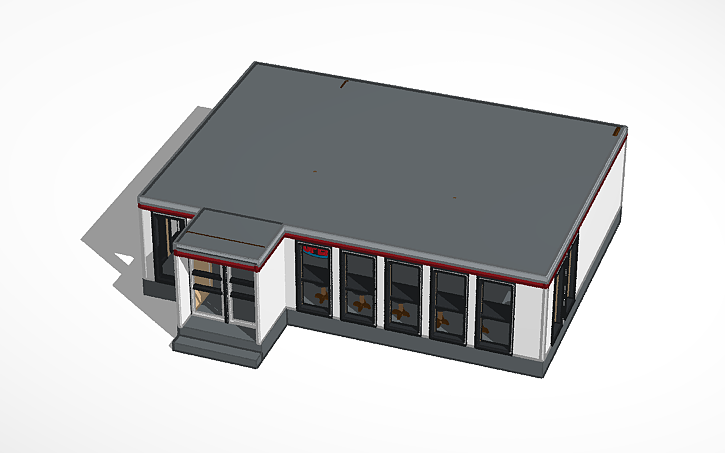 3D design Coffee Shop - Tinkercad
