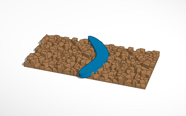 3D design river | Tinkercad