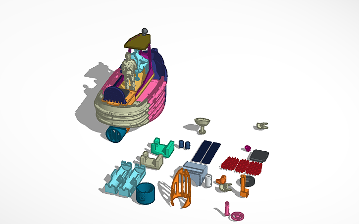 3D design Rc Boom boat | Tinkercad