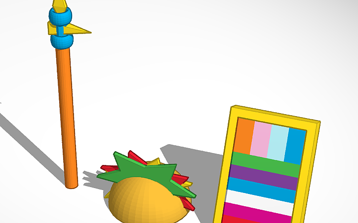 3D design Objetos Incas - Tinkercad