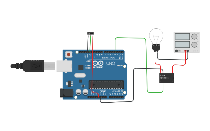 Circuit design Interfacing Relay with Switch - Tinkercad Circuit design Interfacing Relay with Switch - Tinkercad