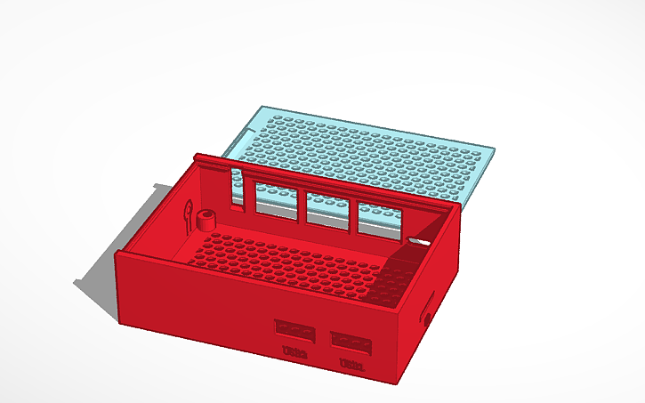 3D design NanoPi R5S Case - Tinkercad