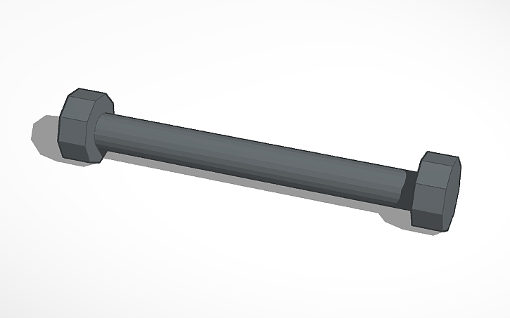 3D design Dumbell - Tinkercad