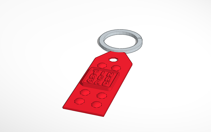 3D design tinkercad Key-chain - Tinkercad