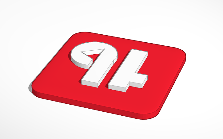 3D design TubeBuddy Logo | Tinkercad