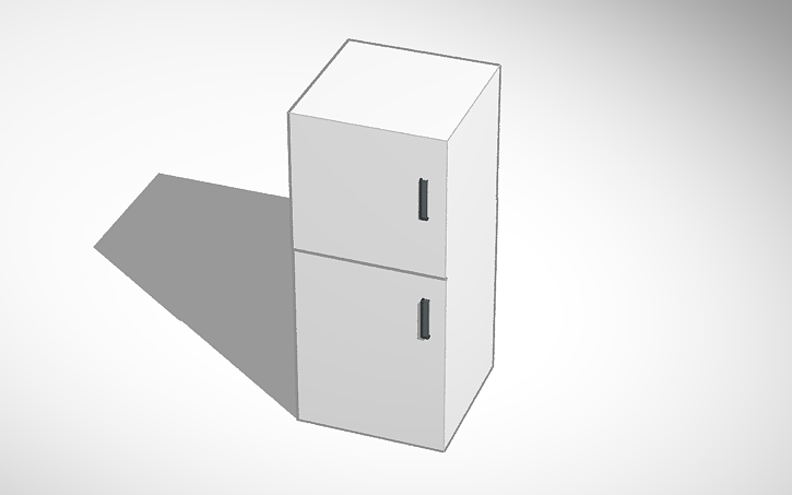 3D design Fridge - Tinkercad