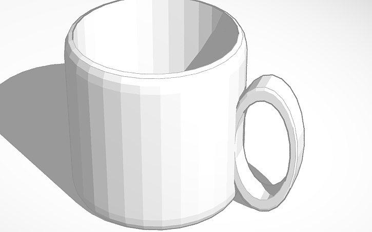 3D design Coffee Cup - Tinkercad