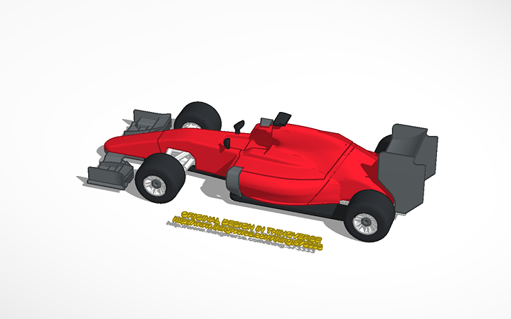 3D design OpenRC Formula 1 car by barspin 3D PRINTABLE - Tinkercad