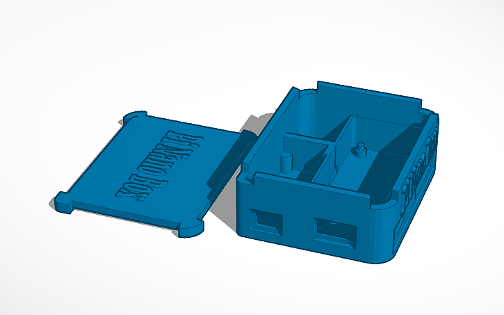 3D design Pi Nano Box - Tinkercad
