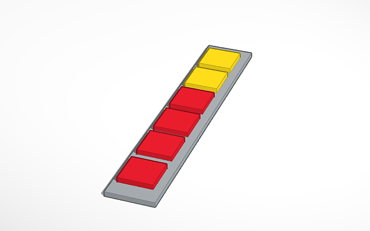 3D design Imperial rank plate - Tinkercad