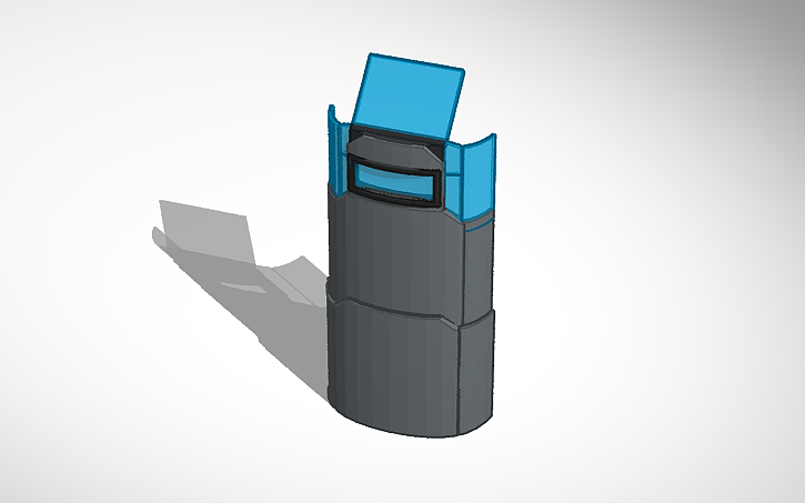 3D design Montagne Le Roc shield - Tinkercad