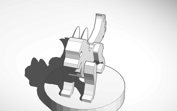 3D design wolf - Tinkercad