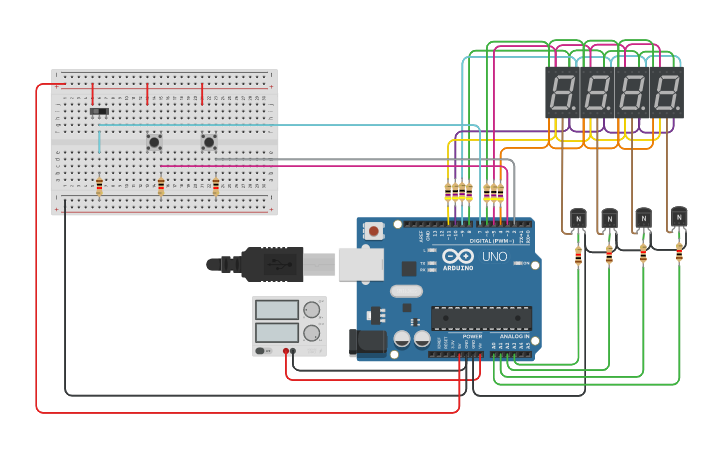 Circuit Design Copy Of Circuito Para Questão 01 E 02 Tinkercad