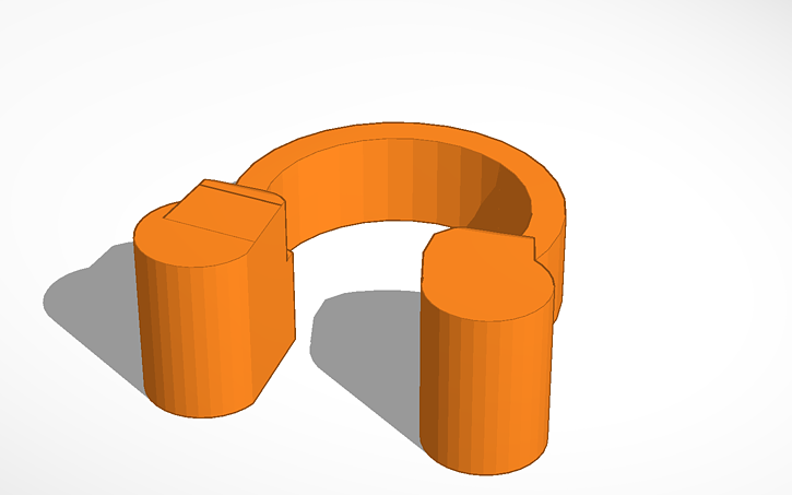 3D design Swimming Nose Plugs - Tinkercad