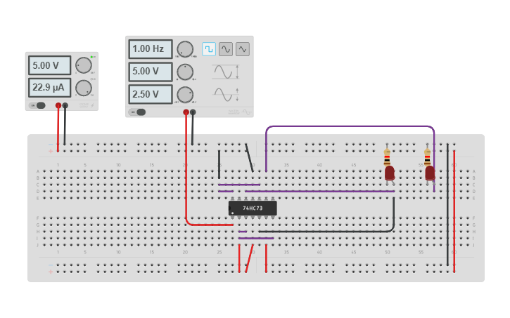 Circuit Design Jk Flip Flop Async Tinkercad