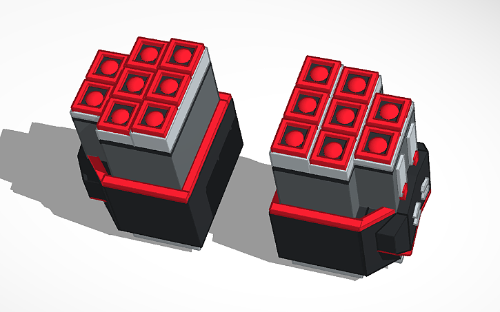 3D design Mech Arena Rocket Mortar 12 - Tinkercad