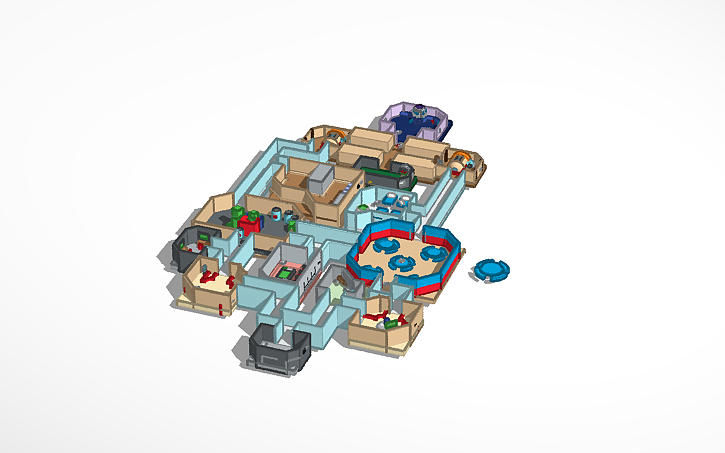 3D design Экзамен: "The skeld" | Tinkercad