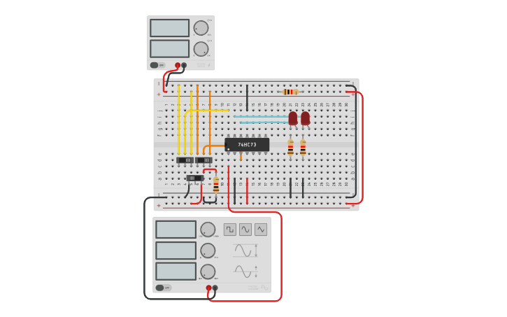 Circuit Design Jk Flip Flop Tinkercad