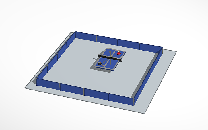 3d Design Ping Pong Tinkercad