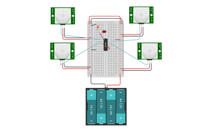 Circuit design Logic gates | Tinkercad