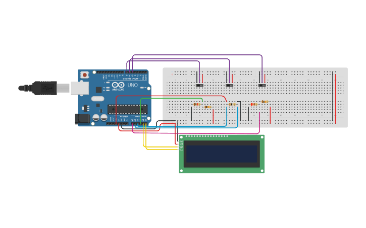 Circuit design Copy of MULTIMETER - Tinkercad
