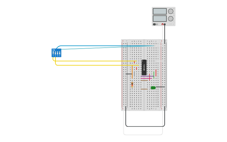 Circuit design OR gate using NAND gate LAB2 | Tinkercad