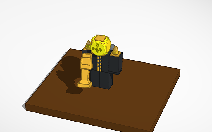 3D design Guardian clockman - Tinkercad