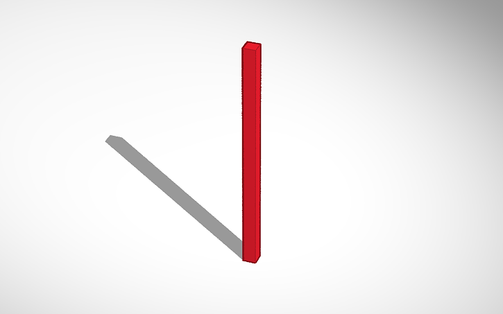 3D design Stick - Tinkercad