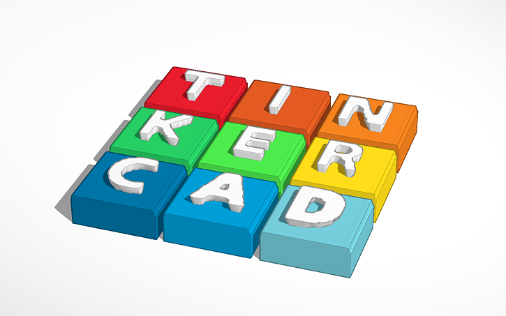 3D design TINKERCAD logo | Tinkercad