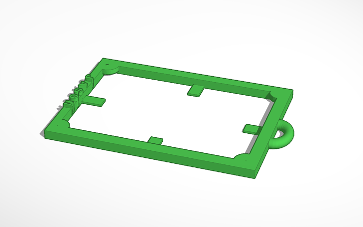 3D design Picture frame (5x7) - Tinkercad